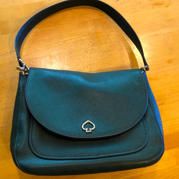 kate spade | Bags | Kate Spade Dark Green Leather Handbag | Poshmark